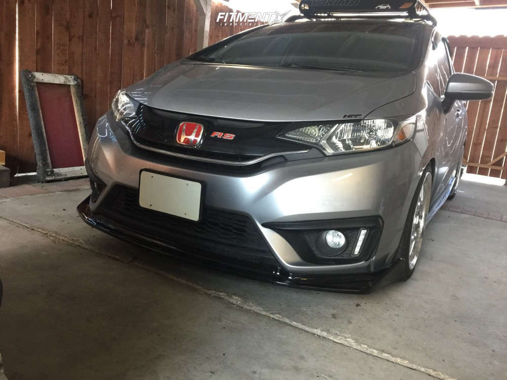 2017 Honda Fit EX with 17x7 Racing Hart Type C and Hankook 205x45 on ...