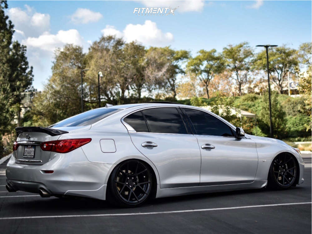 2014 INFINITI Q50 Premium with 19x10 Rotiform Kps and Delinte 245x35 on ...