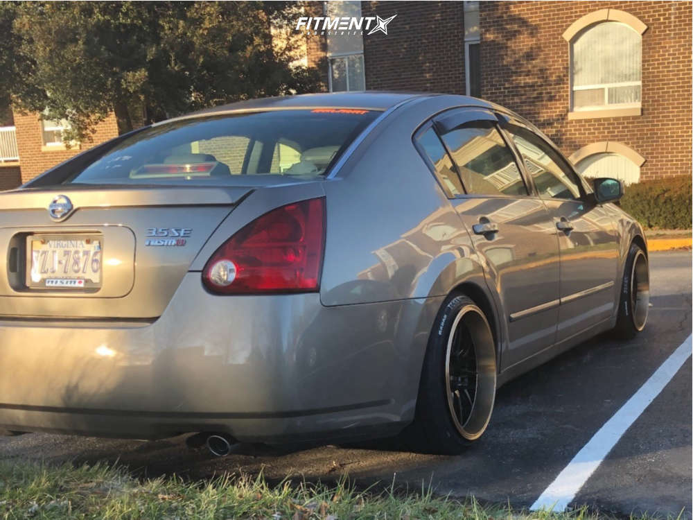 2004 Nissan Maxima SE with 18x10.5 XXR 527d and Radar 225x35 on ...