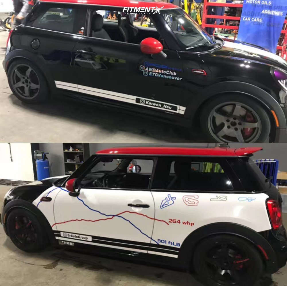 2017 Mini Cooper John Cooper Works with 17x7.5 Neuspeed RSe05 and ...