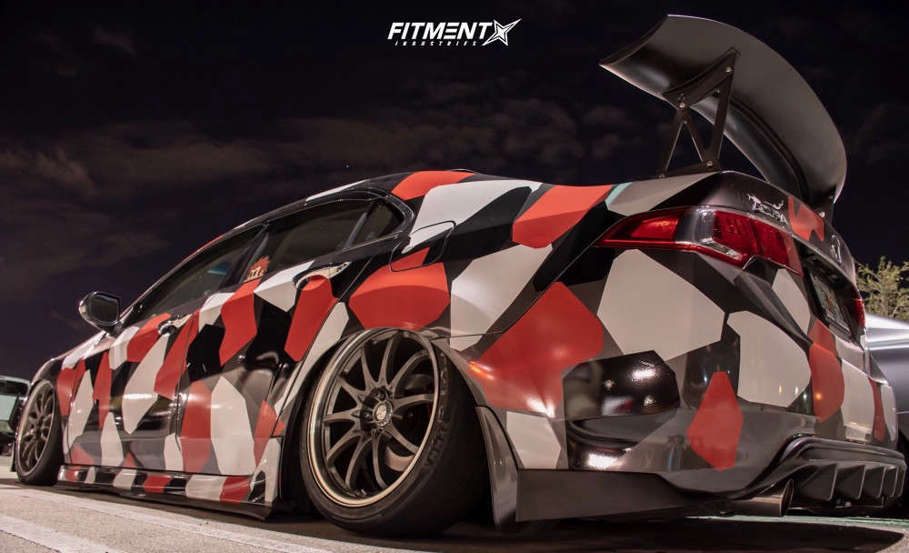 2010 Acura TSX Base with 19x8.5 Volk Ce28sl and Pirelli 235x35 on Air ...