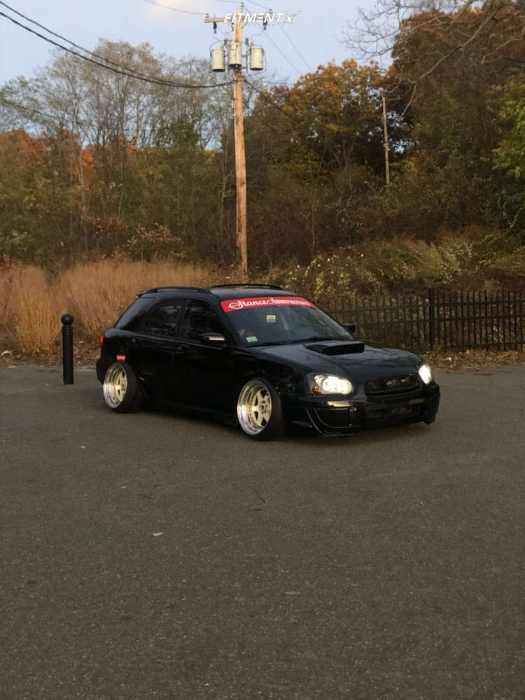 2004 Subaru WRX Base with 18x11 Watanabe RS Sports and Federal 225x35 ...