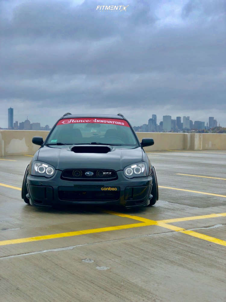 2004 Subaru WRX Base with 18x11 Watanabe RS Sports and Federal 225x35 ...