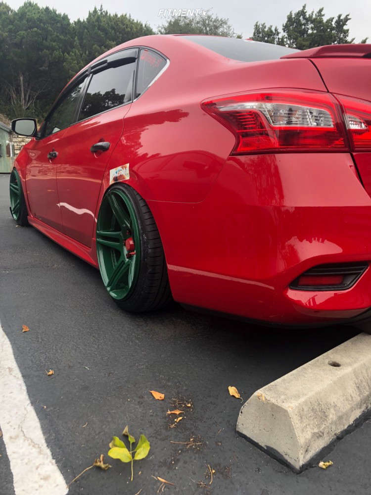 2016 Nissan Sentra SR with 18x9 Cosmis Racing S5r and Nankang 215x40 on ...