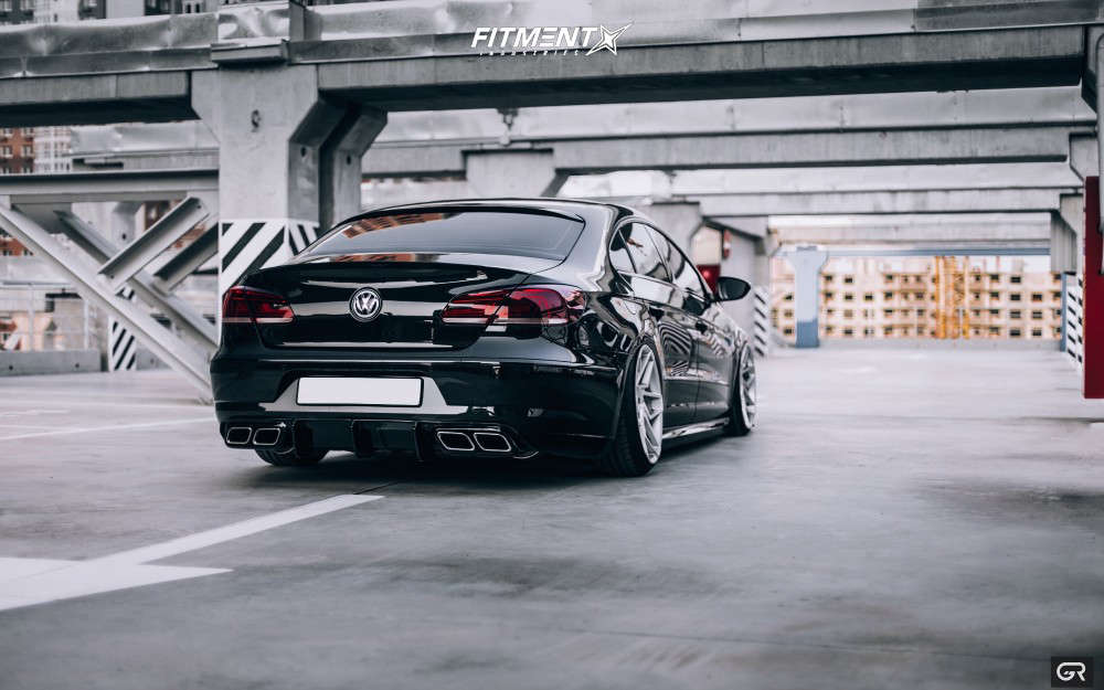 2012 Volkswagen CC R-Line with 19x9.5 Veemann V-FS27R and Triangle ...