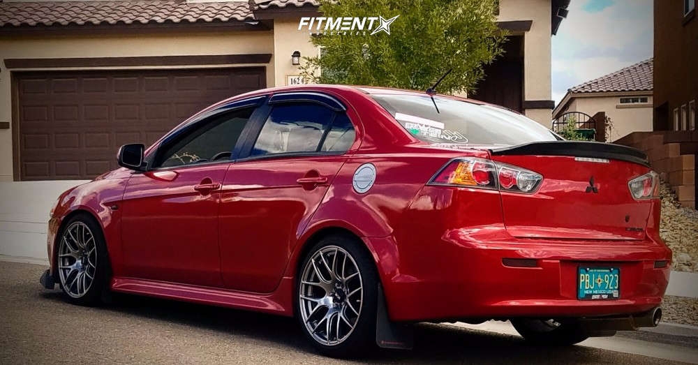 2012 Mitsubishi Lancer GT with 18x8.75 XXR 530 and Falken 225x40 on ...