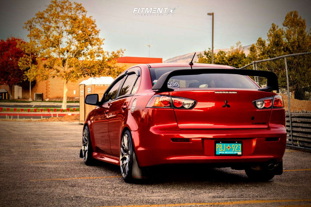 2012 Mitsubishi Lancer GT with 18x8.75 XXR 530 and Falken 225x40 on ...