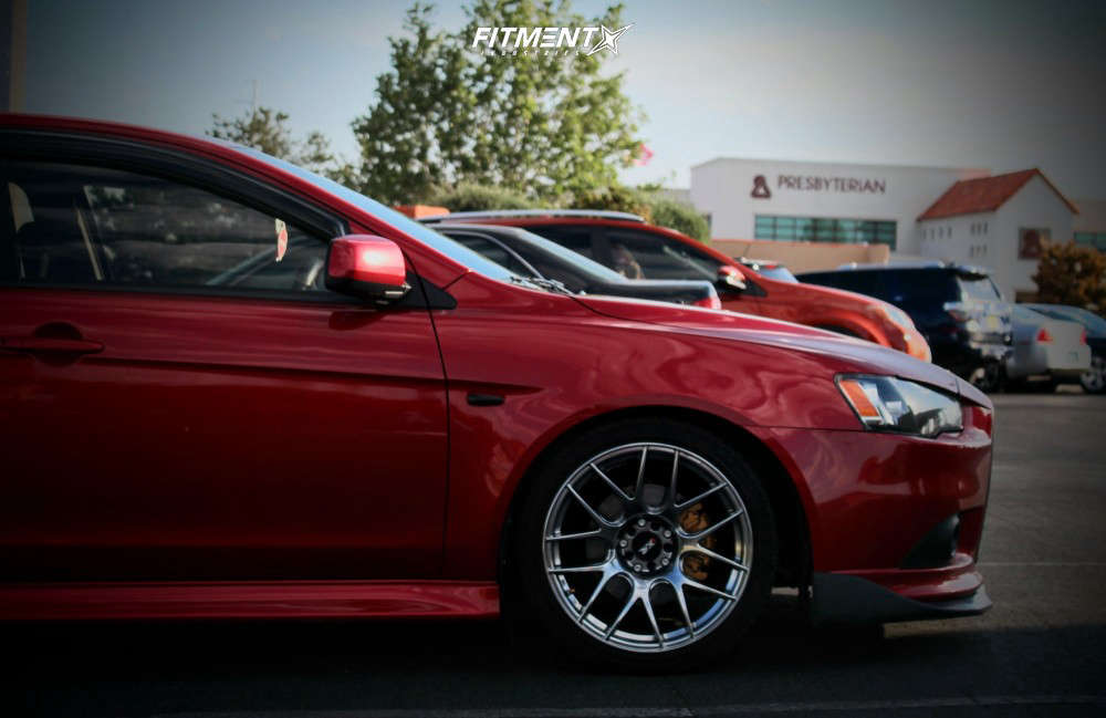 2012 Mitsubishi Lancer GT with 18x8.75 XXR 530 and Falken 225x40 on ...
