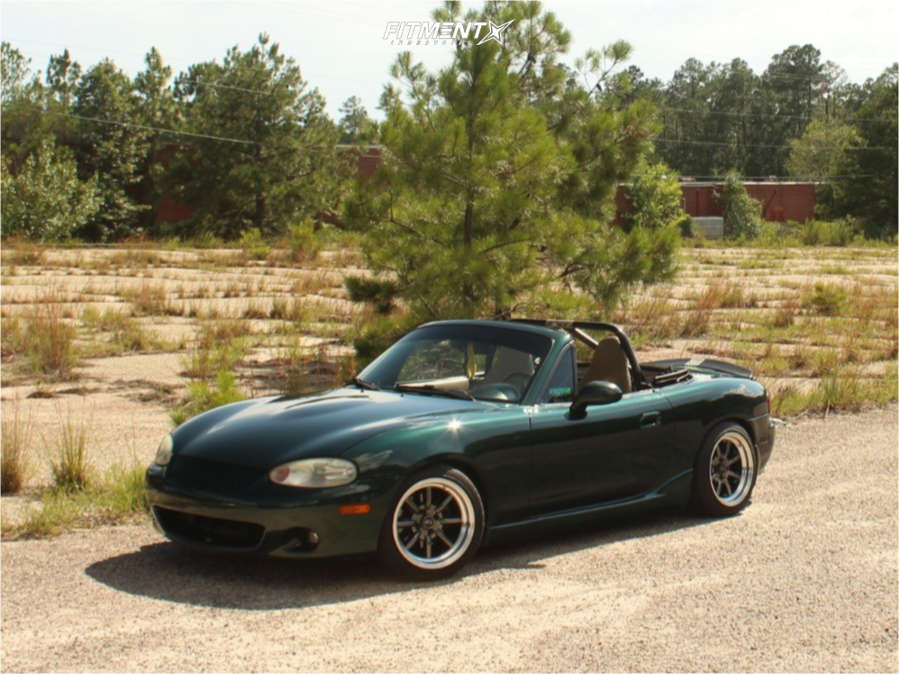 2000 Mazda Miata Base with 15x8 Rota Rkr and Federal 195x45 on ...