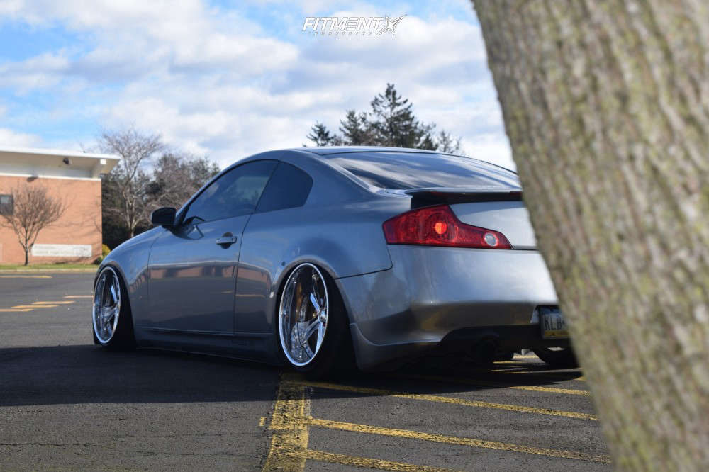 2004 INFINITI G35 Rwd 2dr Coupe w/Leather (3.5L 6cyl 6M) with 19x10.5 ...