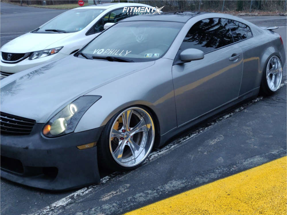 2004 INFINITI G35 Rwd 2dr Coupe w/Leather (3.5L 6cyl 6M) with 19x10.5 ...