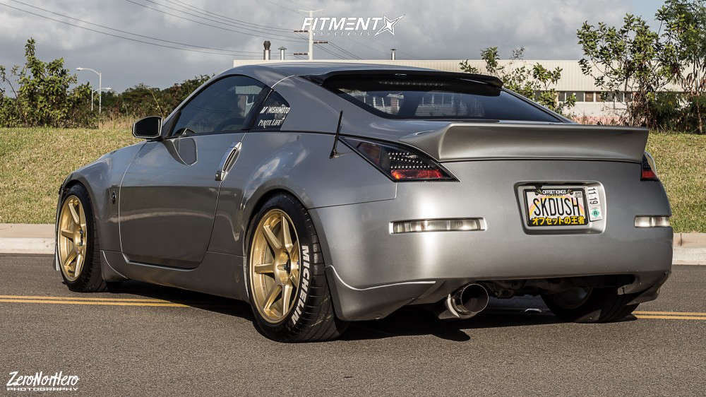 2003 Nissan 350Z Touring with 18x9.5 Konig Ultraform and Michelin ...