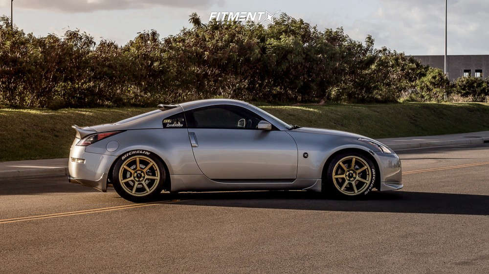 2003 Nissan 350Z Touring with 18x9.5 Konig Ultraform and Michelin ...