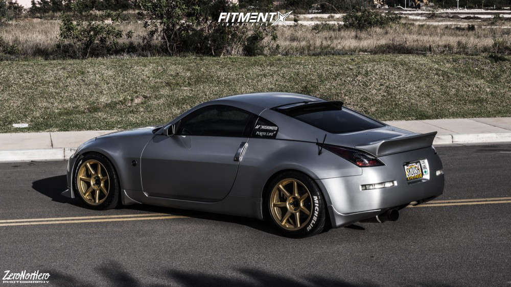 2003 Nissan 350Z Touring with 18x9.5 Konig Ultraform and Michelin ...