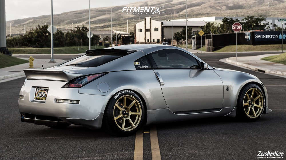 2003 Nissan 350Z Touring with 18x9.5 Konig Ultraform and Michelin ...