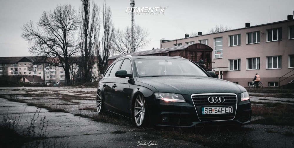 2010 Audi A4 Base with 19x9 Vossen CVT and Nankang 215x35 on Air ...