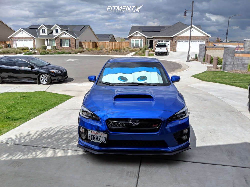 2017 Subaru WRX STI Base with 18x9.5 Konig Hypergram and Nitto 245x40 ...