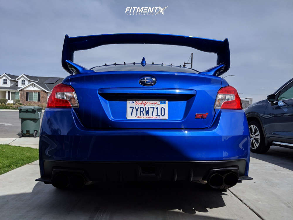 2017 Subaru WRX STI Base with 18x9.5 Konig Hypergram and Nitto 245x40 ...