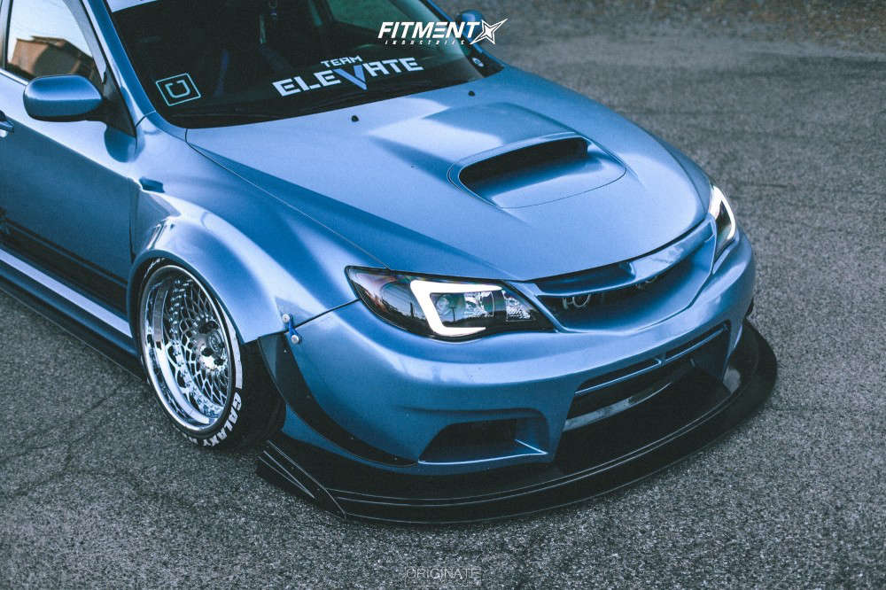 2014 Subaru WRX Base with 18x11 WatercooledIND Mt10 and Accelera 255x35 ...