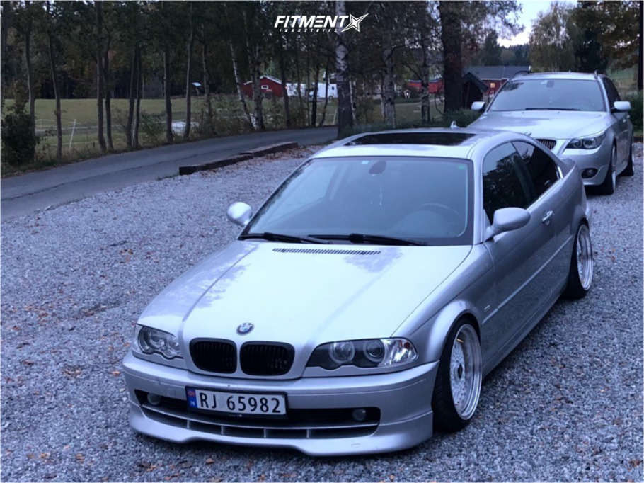 2001 BMW 325Ci Base with 17x9 GS Retro and Nankang 205x40 on Coilovers ...