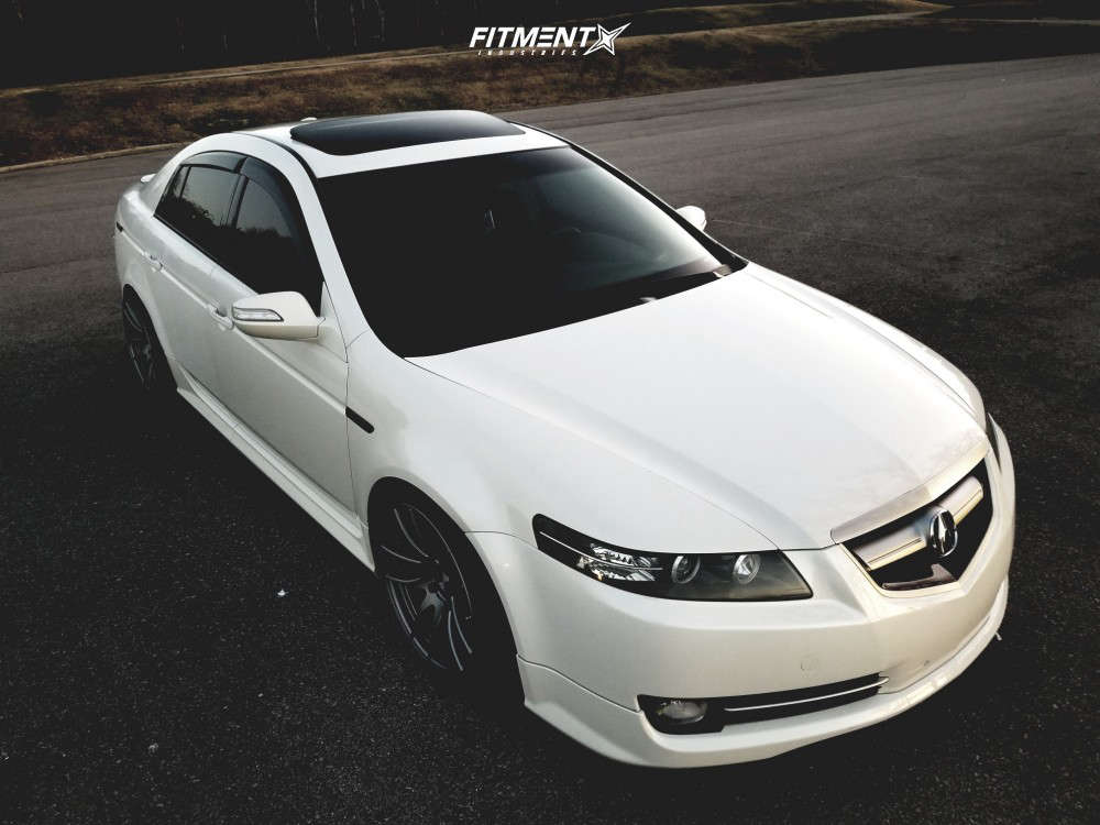 2007 Acura TL Base with 18x9.5 AVID1 AV32 and Sentury 225x40 on ...