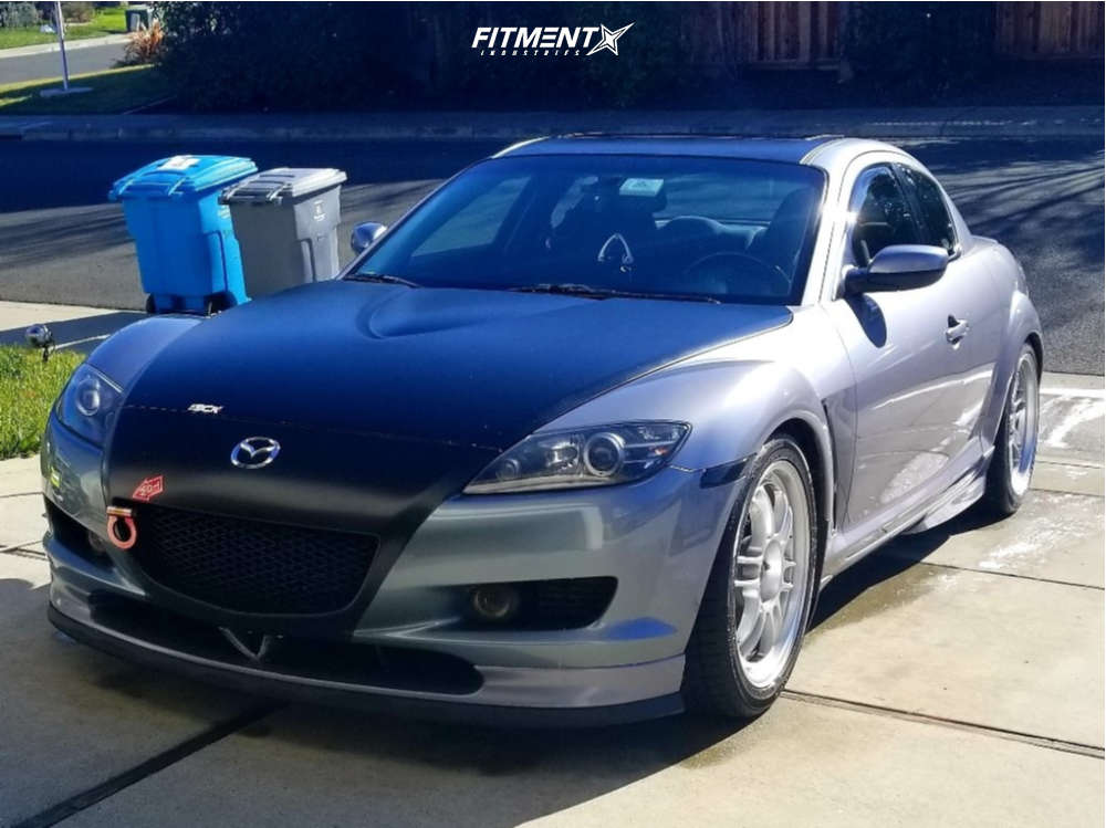 2004 Mazda RX-8 Base with 18x9.5 Enkei RPF1 and Sumitomo 245x40 on ...