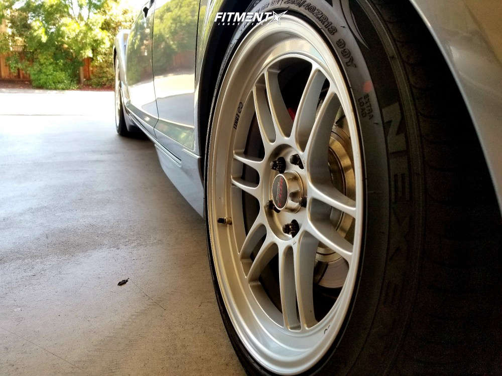 2004 Mazda RX-8 Base with 18x9.5 Enkei RPF1 and Sumitomo 245x40 on ...