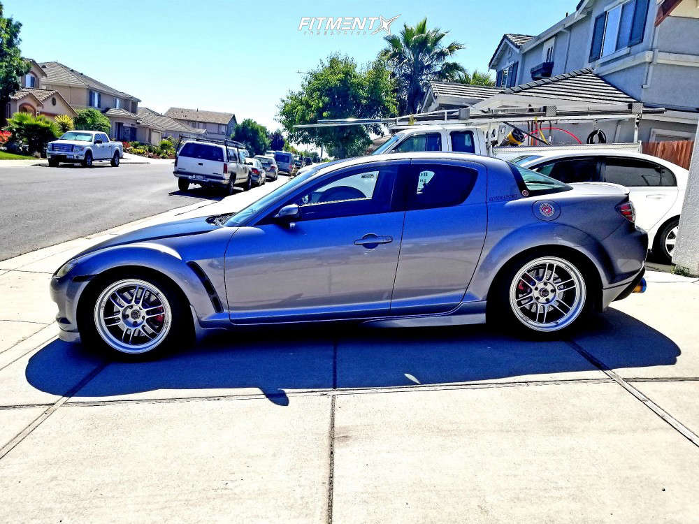 2004 Mazda RX-8 Base with 18x9.5 Enkei RPF1 and Sumitomo 245x40 on ...