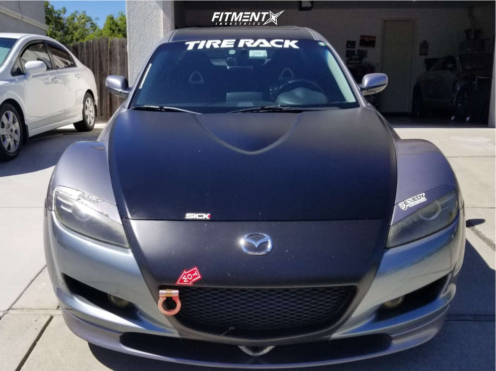 2004 Mazda RX-8 Base with 18x9.5 Enkei RPF1 and Sumitomo 245x40 on ...