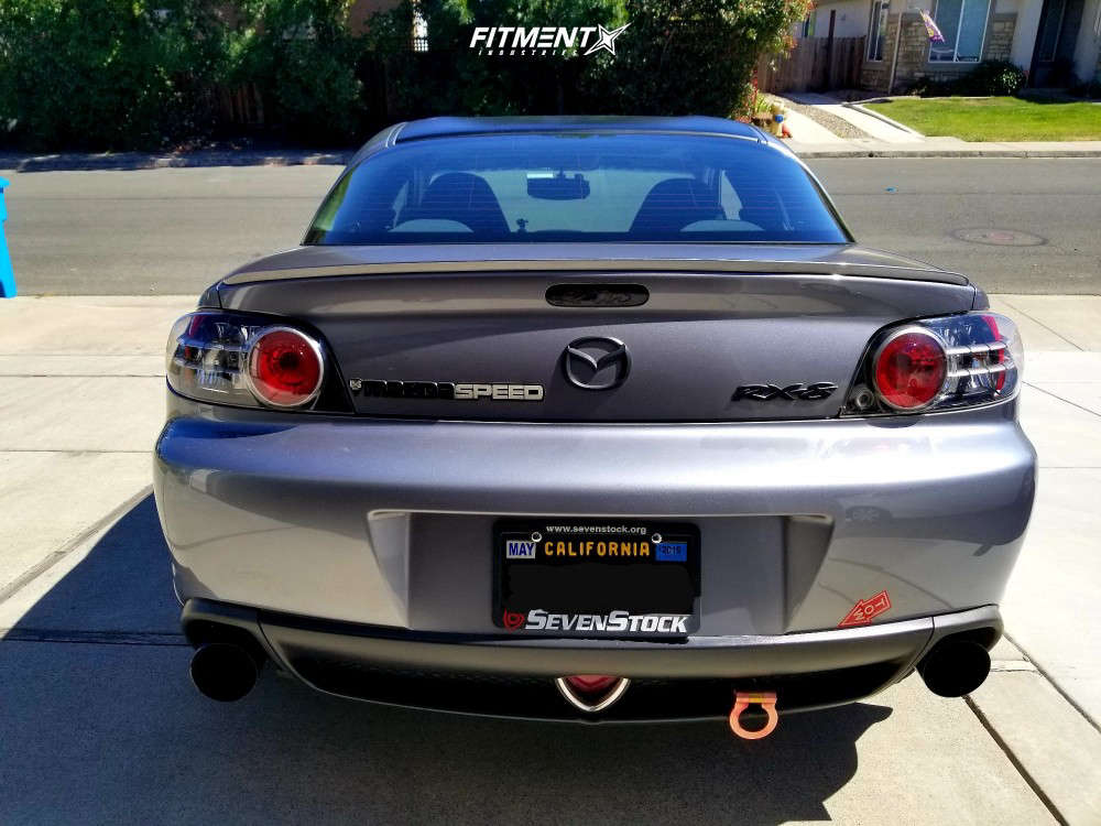 2004 Mazda RX-8 Base with 18x9.5 Enkei RPF1 and Sumitomo 245x40 on ...