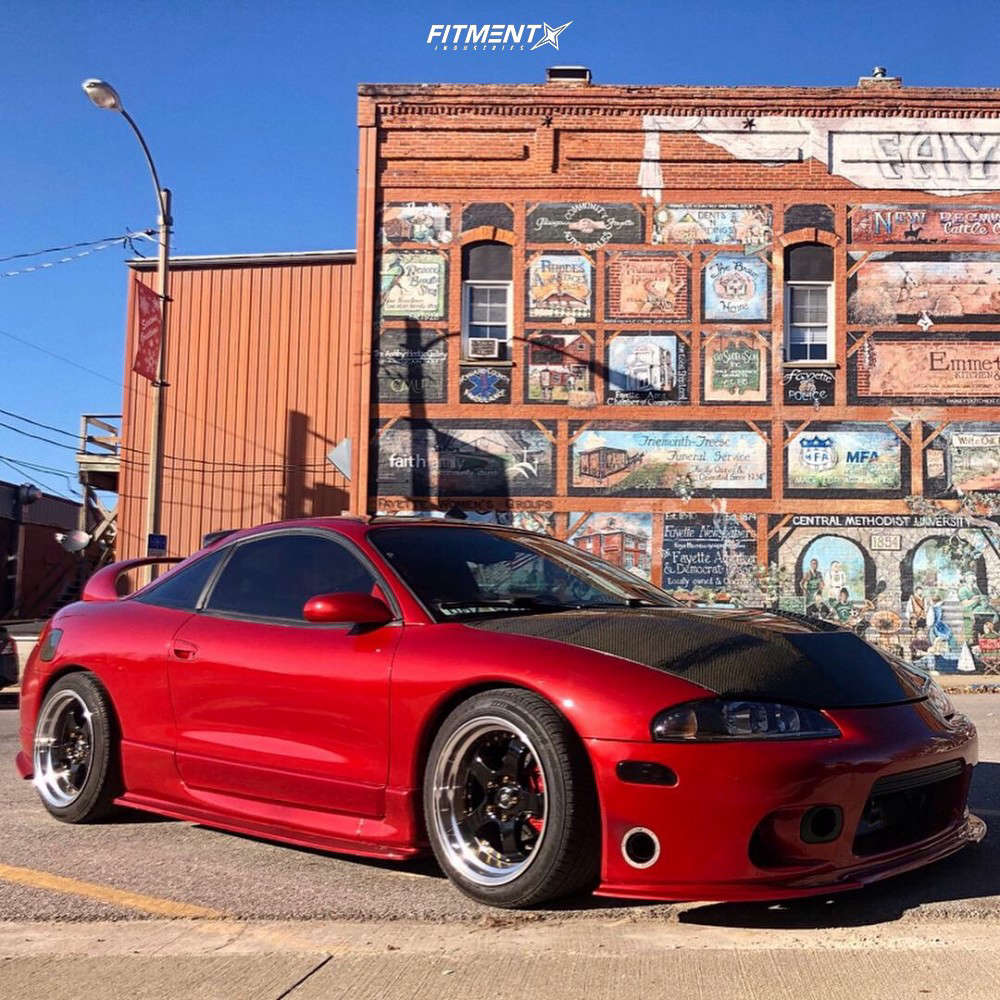 1997 Mitsubishi Eclipse GS with 17x9 MST Mt07 and Douglas 225x40 on ...
