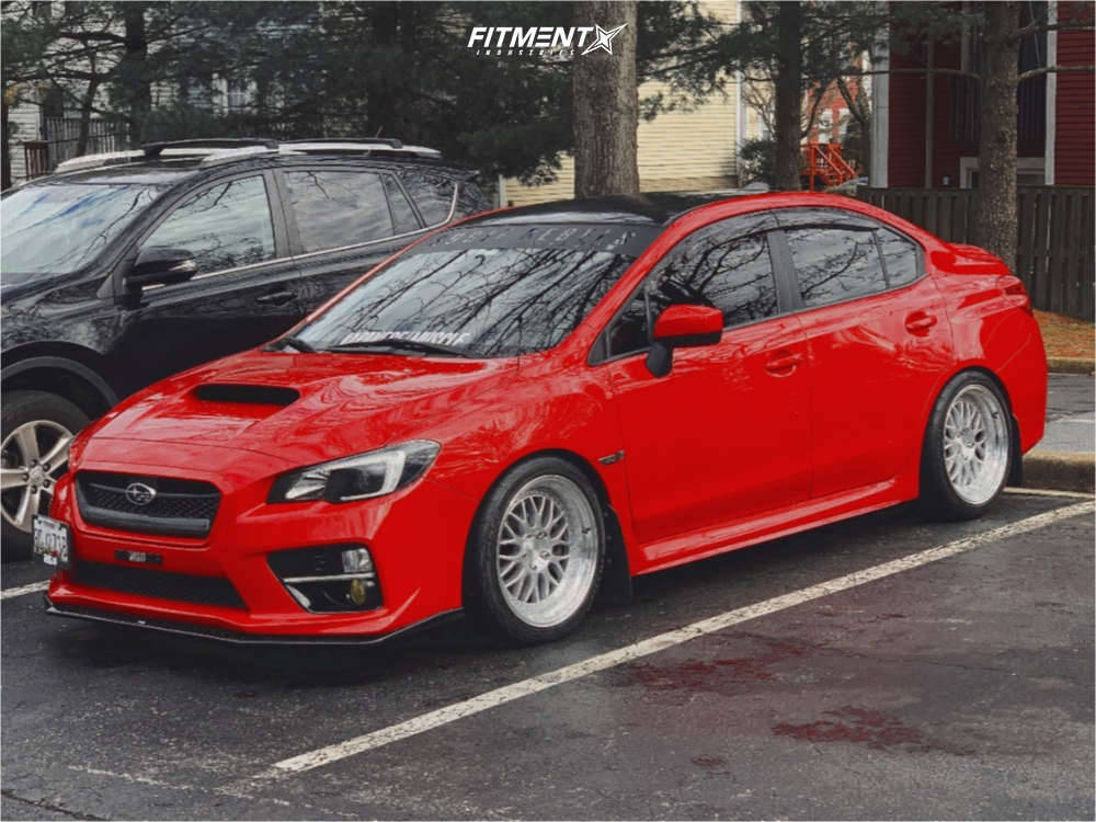 2015 Subaru WRX Base with 18x9.5 ESR Sr01 and Firestone 265x35 on ...