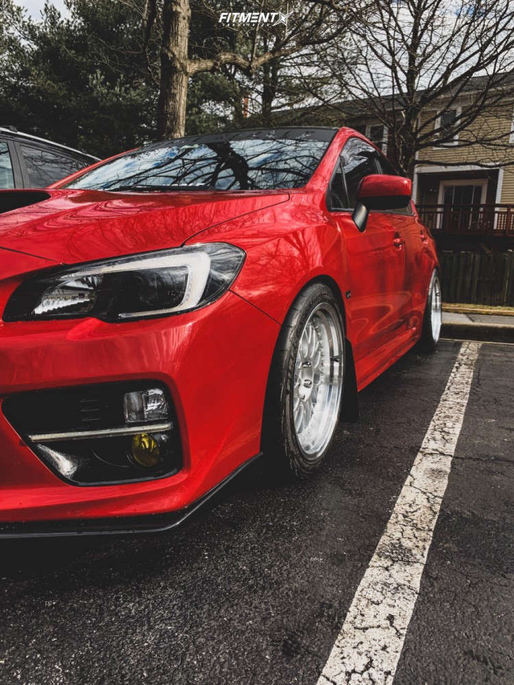 2015 Subaru WRX Base with 18x9.5 ESR Sr01 and Firestone 265x35 on ...