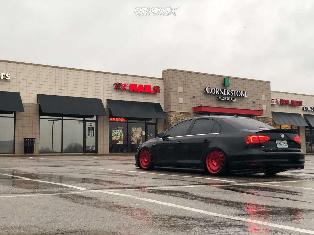 2017 Volkswagen Jetta GLI with 19x8.5 Rotiform Ccv and Achilles 215x35 ...
