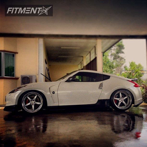 2009 Nissan 370Z 2dr Coupe (3.7L 6cyl 7A) with 20x9 K3 Projekt Projekt ...