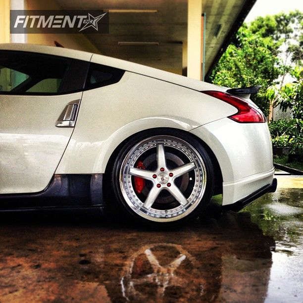 2009 Nissan 370Z 2dr Coupe (3.7L 6cyl 7A) with 20x9 K3 Projekt Projekt ...