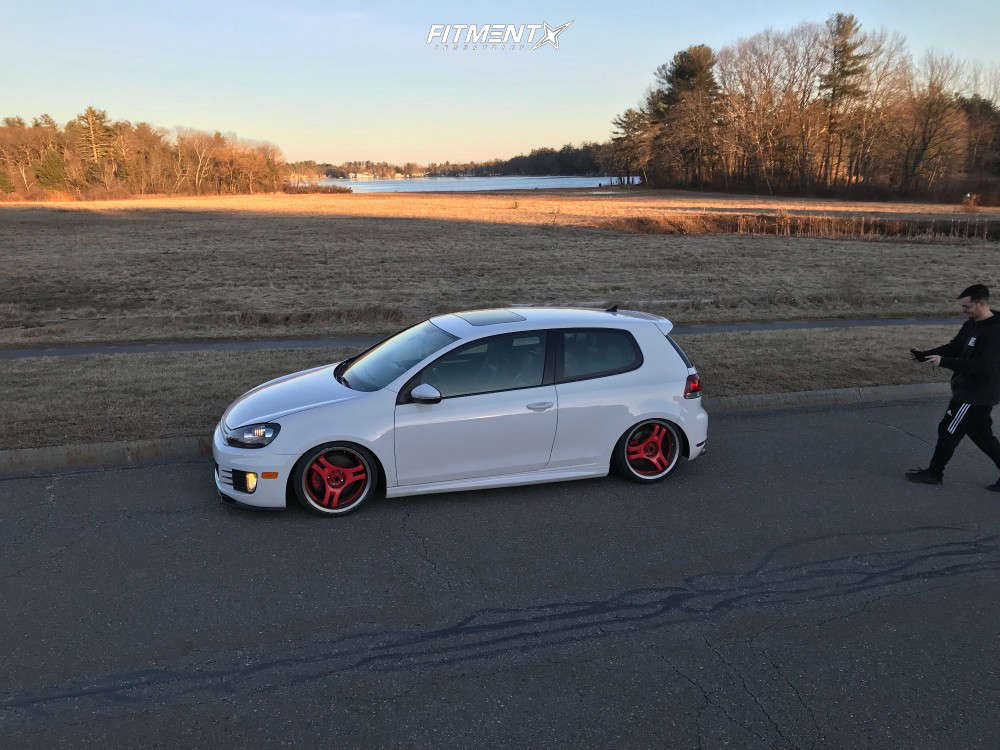 2010 Volkswagen GTI Base with 18x8.5 Advan Racing SA3R and Hankook ...