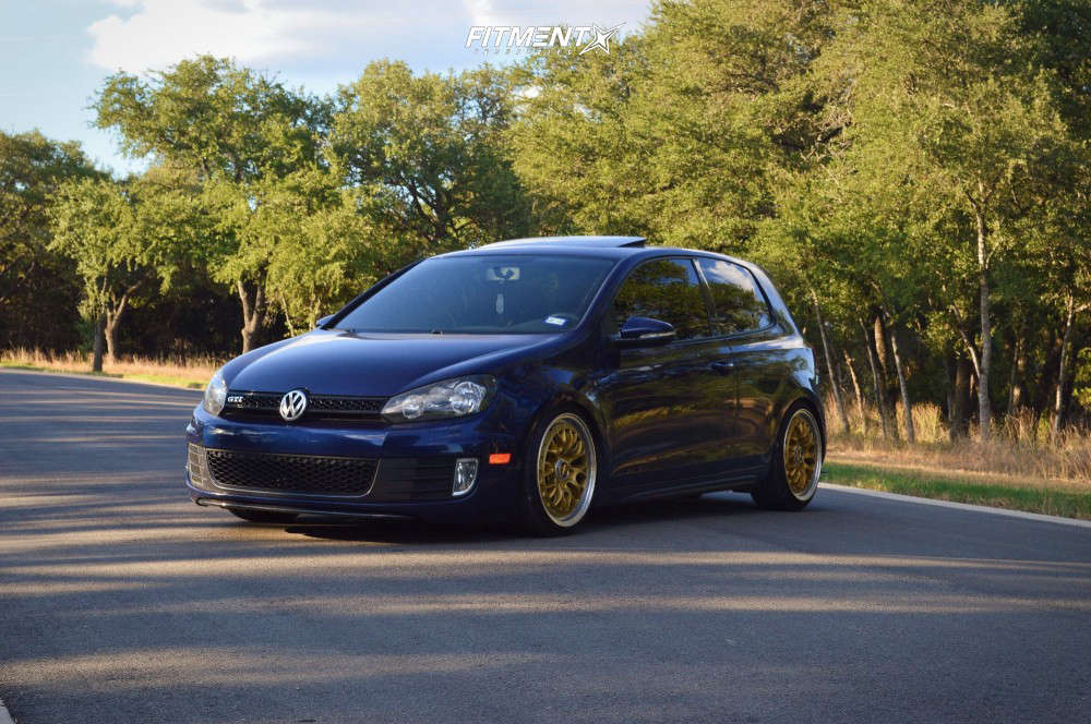 2012 Volkswagen GTI Base with 18x8.5 Rotiform Lsr and Nitto 205x40 on ...