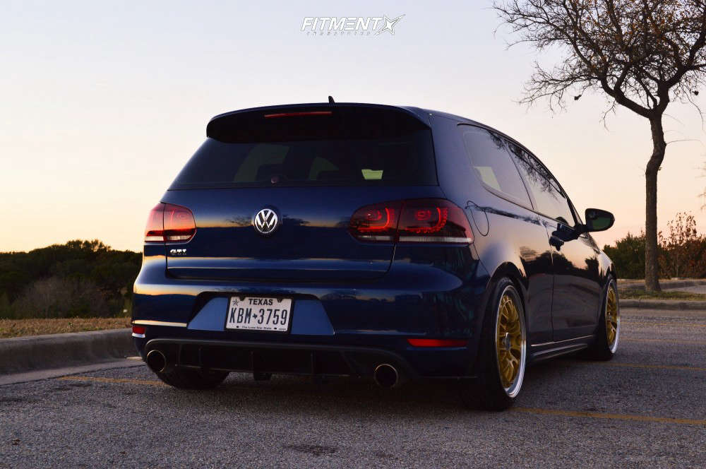 2012 Volkswagen GTI Base with 18x8.5 Rotiform Lsr and Nitto 205x40 on ...