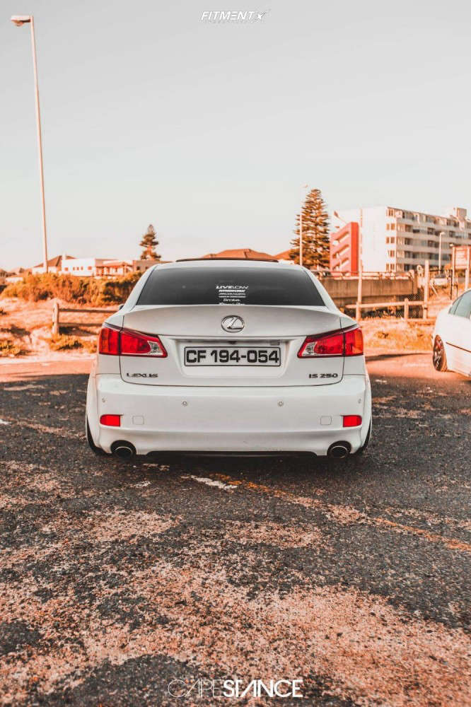 2010 Lexus IS250 4dr Sedan (2.5L 6cyl 6A) with 18x10 Volk Te37 Ultra ...