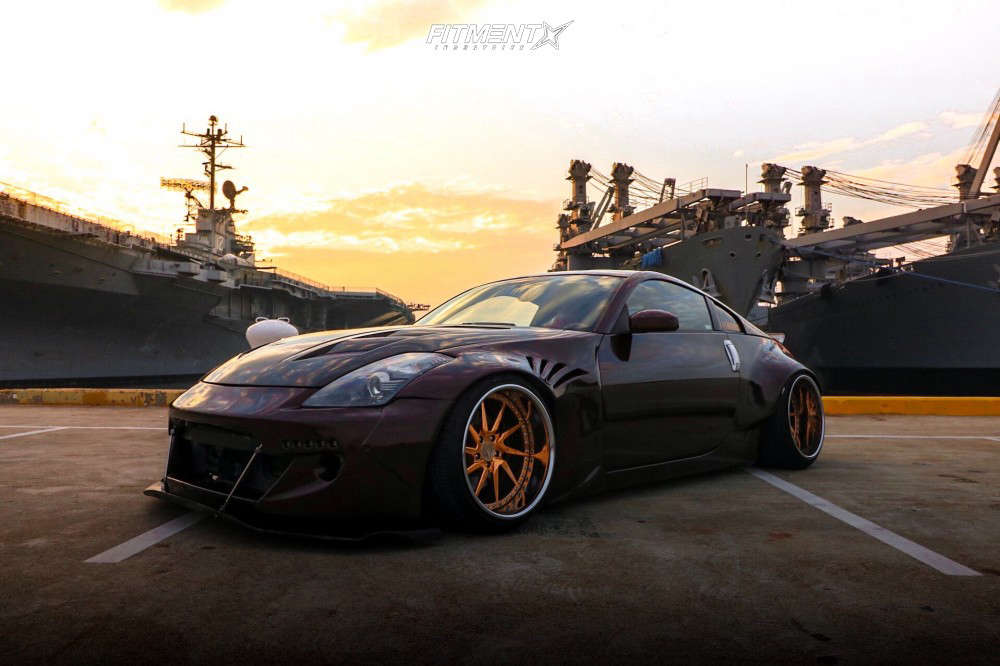 2007 Nissan 350Z Enthusiast with 19x12 Art In Motion MA11 and Toyo ...