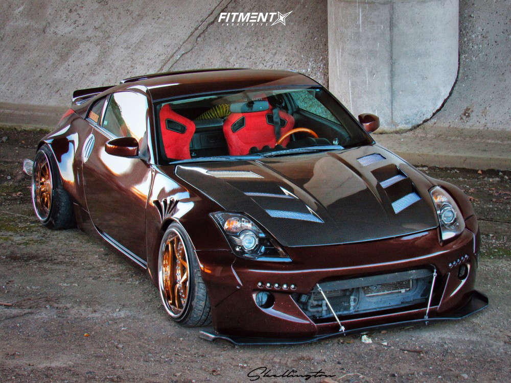 2007 Nissan 350Z Enthusiast with 19x12 Art In Motion MA11 and Toyo ...