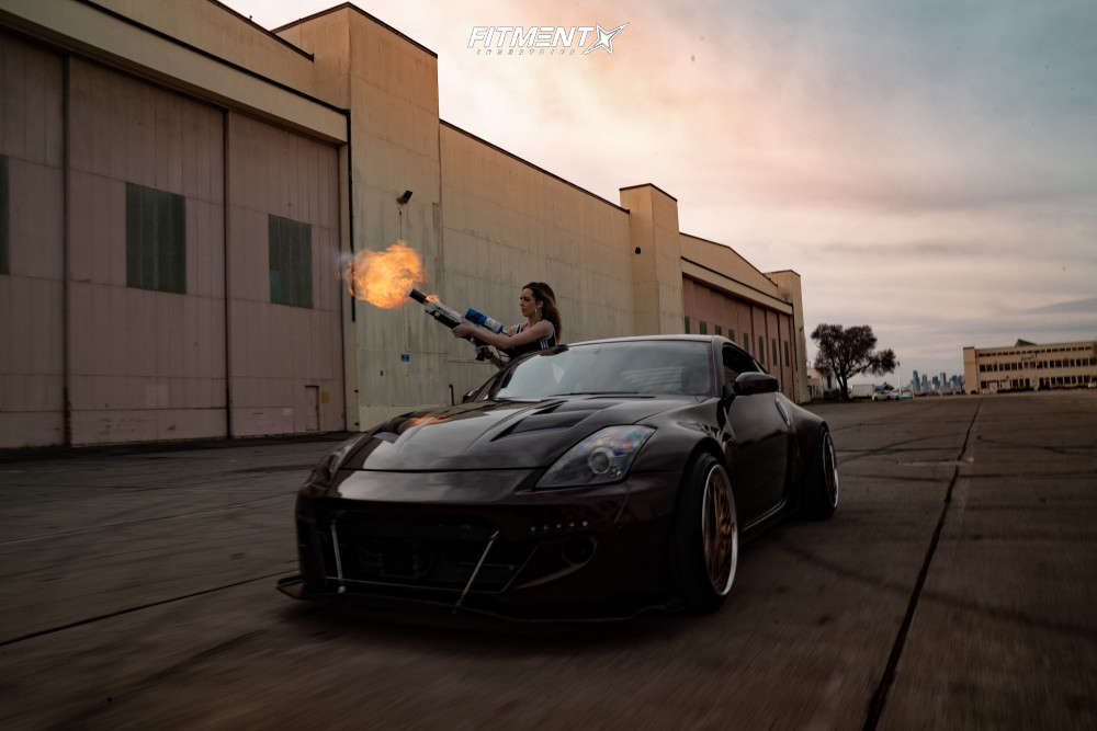 2007 Nissan 350Z Enthusiast with 19x12 Art In Motion MA11 and Toyo ...