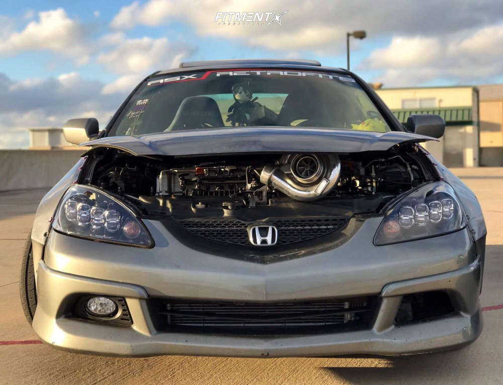 2005 Acura RSX Type-S with 17x9.5 Volk Te37 and Federal 245x40 on ...