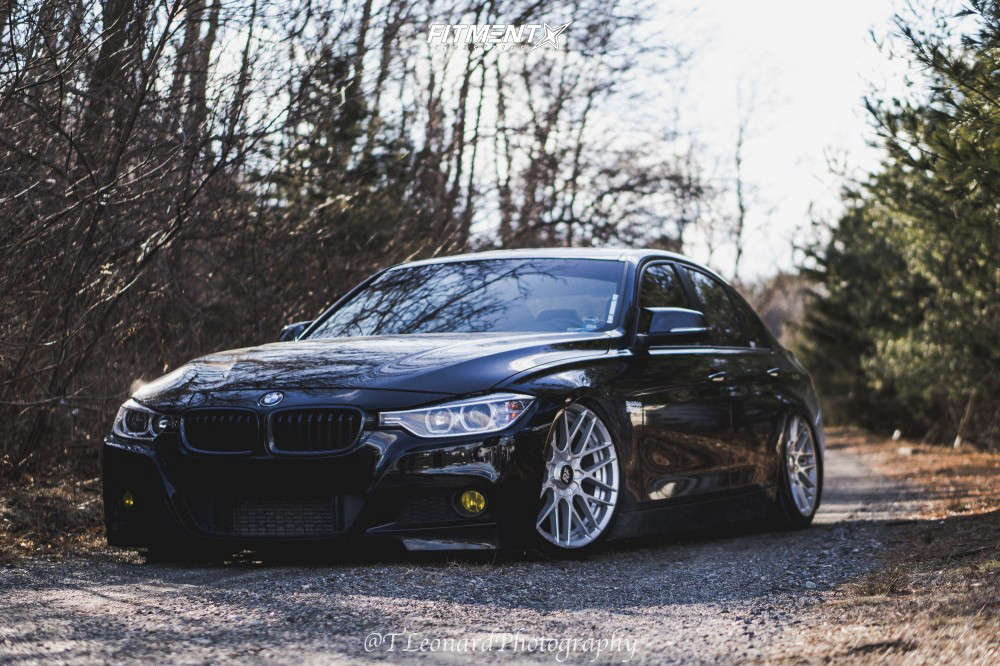 2015 BMW 320i XDrive Base with 19x8.5 Rotiform Rse and Michelin 225x35 ...
