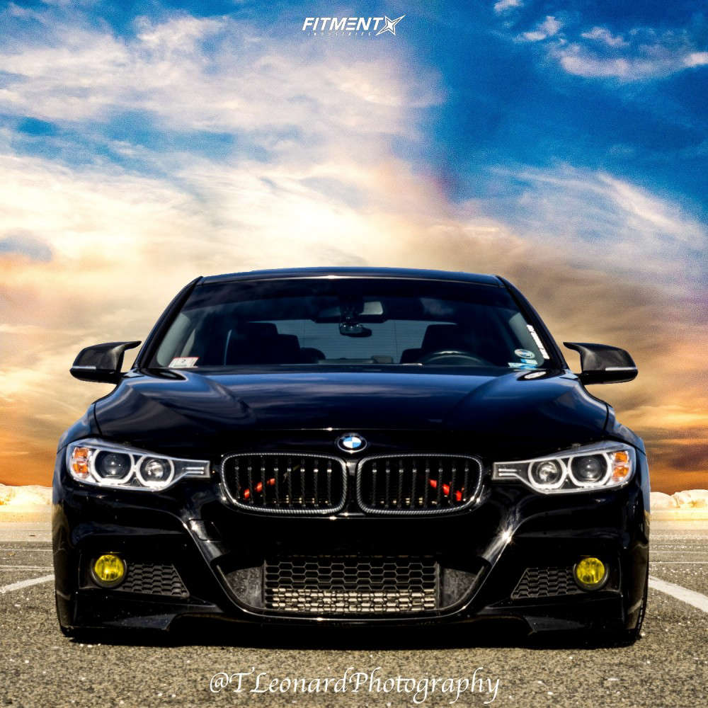 2015 BMW 320i XDrive Base with 19x8.5 Rotiform Rse and Michelin 225x35 ...