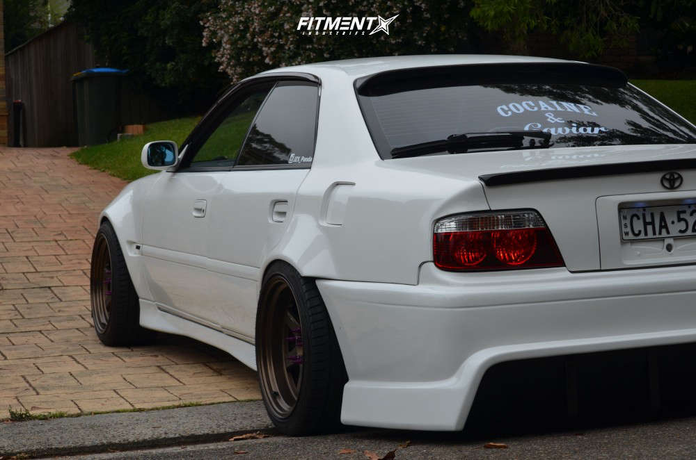 1998 Toyota Chaser Base with 18x9.5 Volk Te37v and Achilles 235x40 on ...