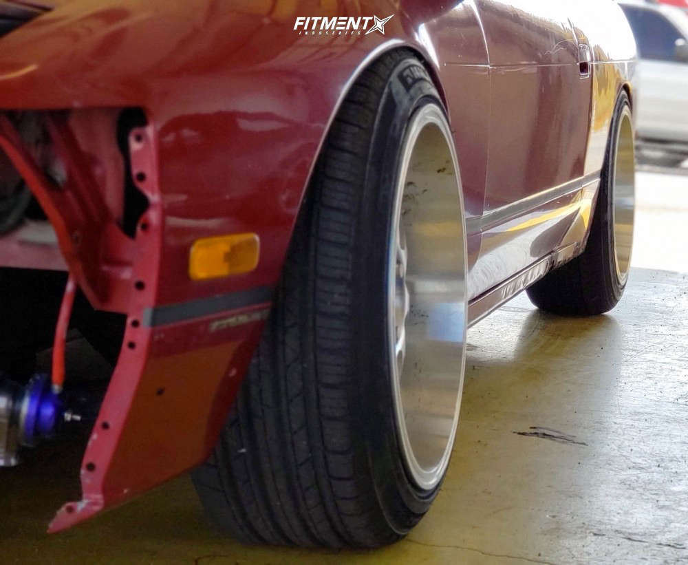 1989 Nissan 240SX Base with 17x9 Square G6 and Achilles 225x45 on ...