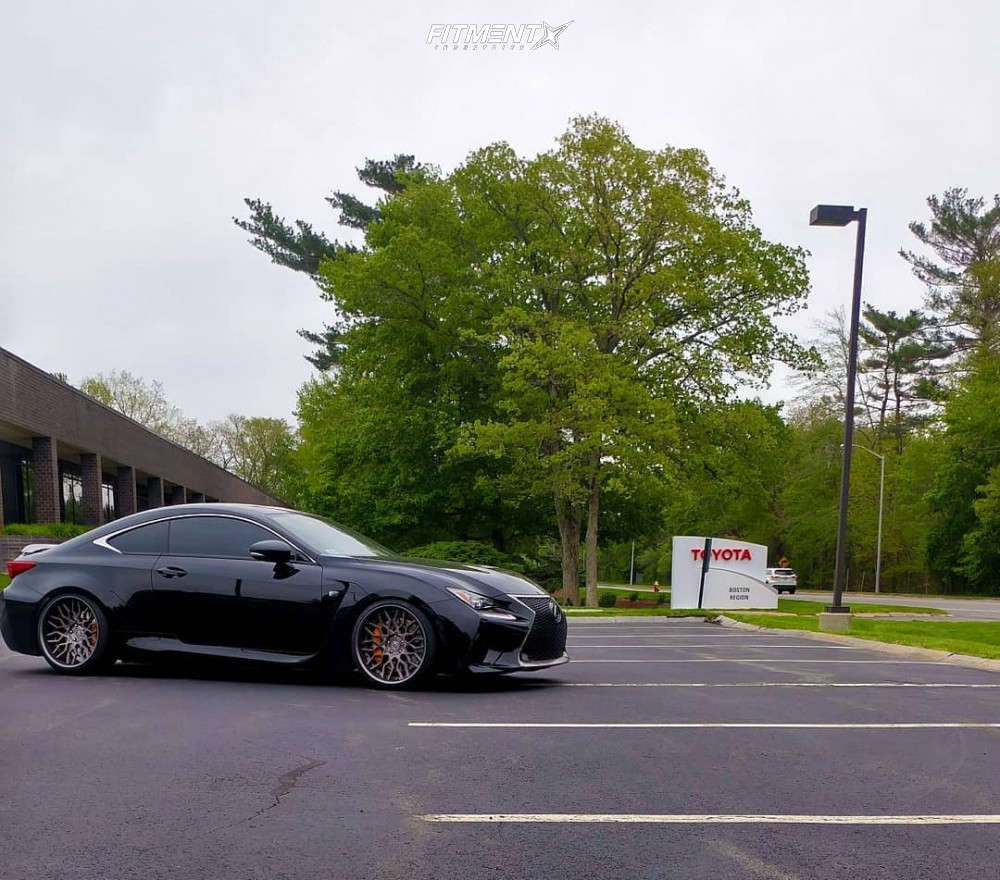 2016 Lexus RC F Base with 20x10 SevenK Mecha R and Nankang 225x35 on ...