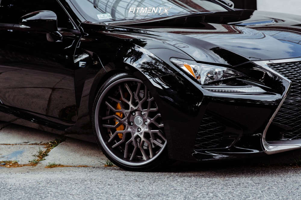 2016 Lexus RC F Base with 20x10 SevenK Mecha R and Nankang 225x35 on ...